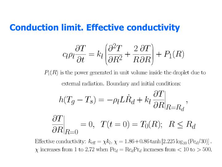 PPT - Modelling of droplet heating and evaporation in computational ...