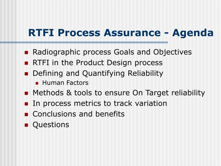 PPT - RTFI Process Assurance PowerPoint Presentation - ID:4822820