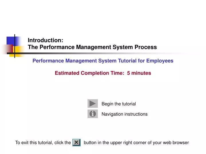 PPT - Introduction: The Performance Management System Process ...