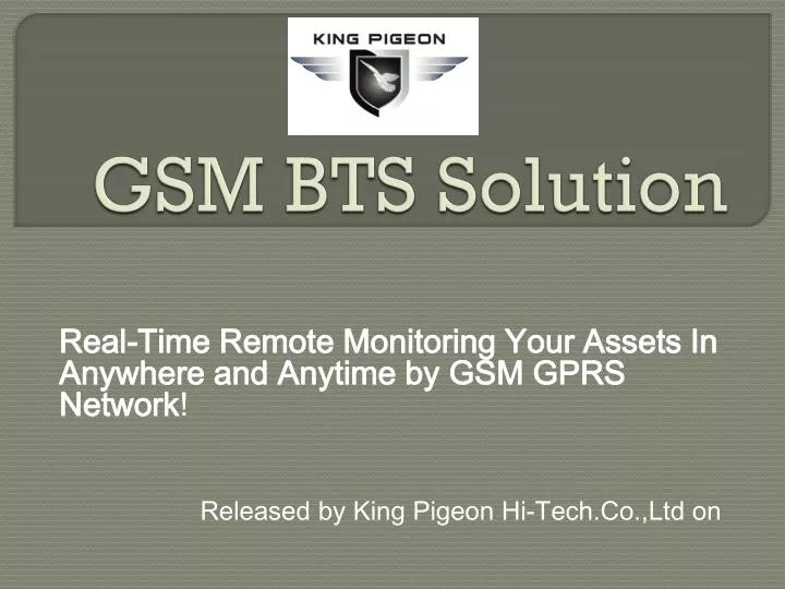PPT - GSM BTS Solution PowerPoint Presentation, free download - ID:4823542