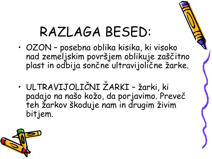 PPT - ONESNAŽEVANJE ZRAKA PowerPoint Presentation - ID:4824586