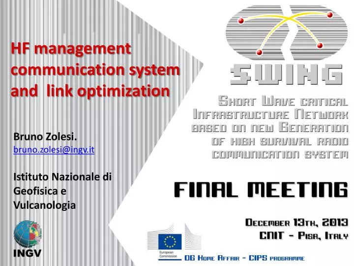PPT - HF management communication system and link optimization ...