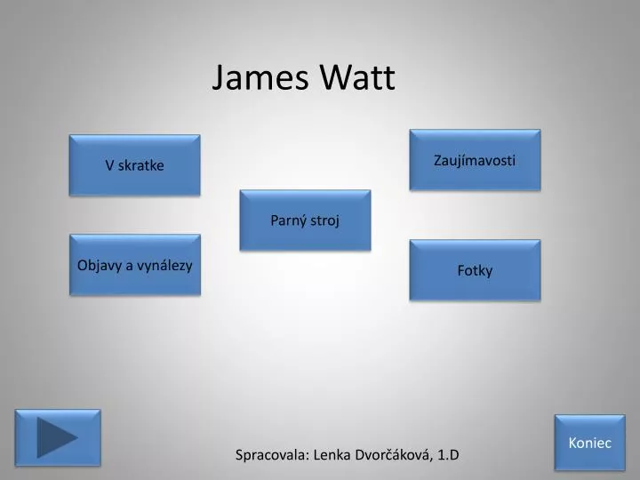 James Watt Timeline