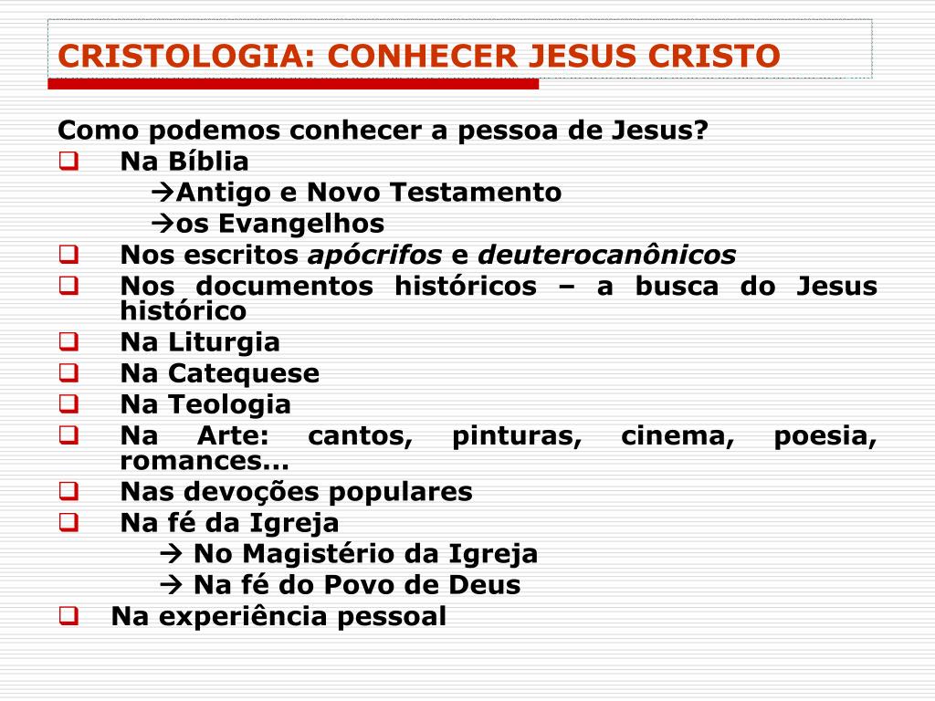 Ppt Cristologia Powerpoint Presentation Free Download Id 4825489