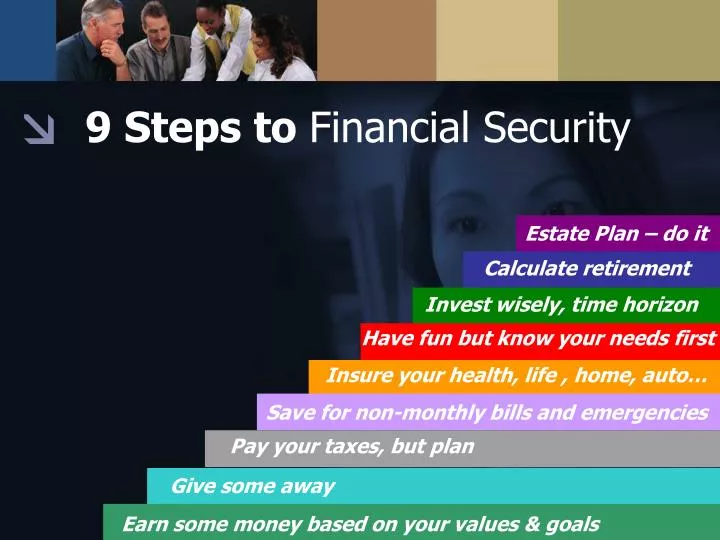 PPT - 9 Steps to Financial Security PowerPoint Presentation, free ...