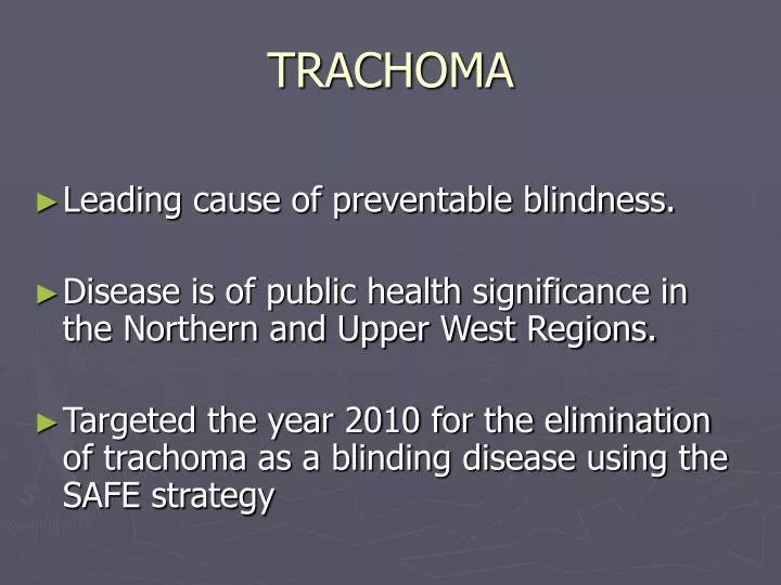PPT - TRACHOMA PowerPoint Presentation, free download - ID:4826322