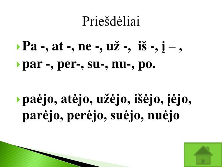 PPT - Reikšminės žodžio dalys PowerPoint Presentation - ID:4827012