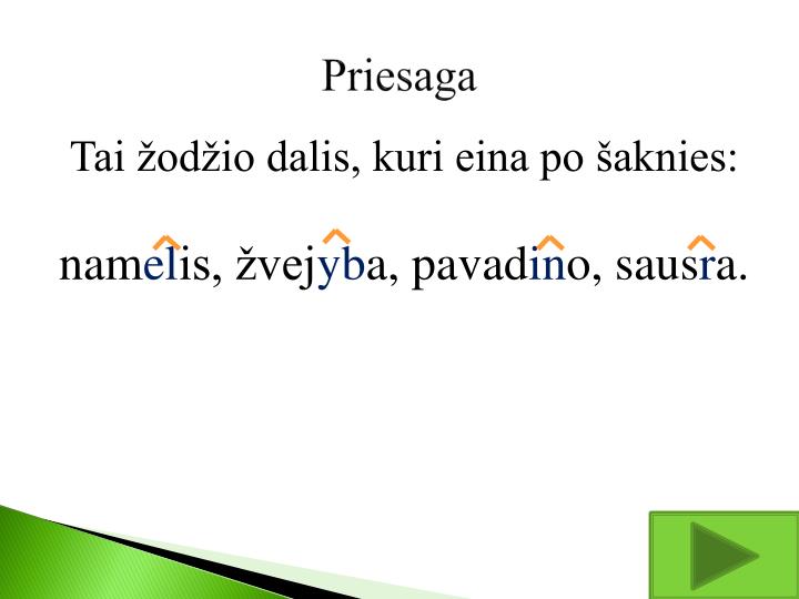 PPT - Reikšminės žodžio dalys PowerPoint Presentation - ID:4827012