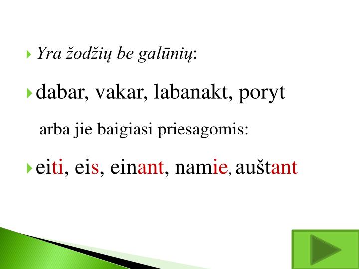 PPT - Reikšminės žodžio dalys PowerPoint Presentation - ID:4827012