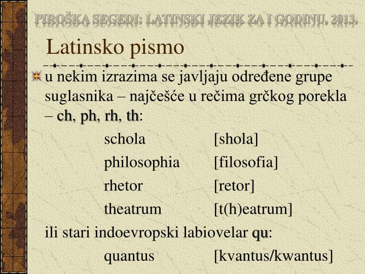 PPT - Latinski jezik PowerPoint Presentation - ID:4827269