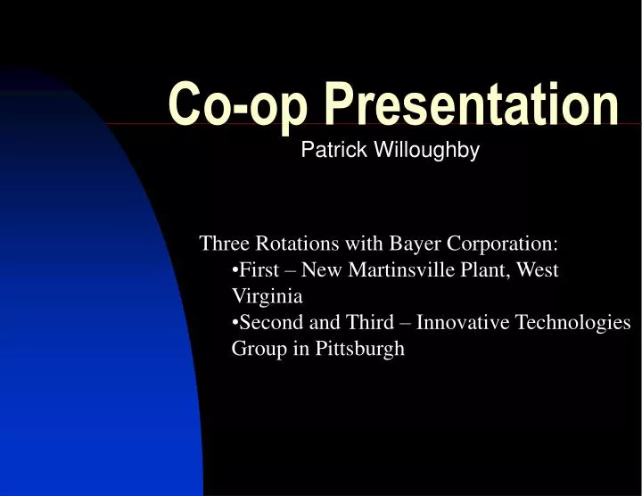PPT - Co-op Presentation PowerPoint Presentation, free download - ID ...