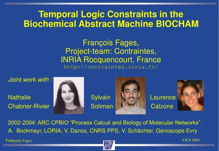 PPT - Joint work with : PowerPoint Presentation, free download - ID:4827548