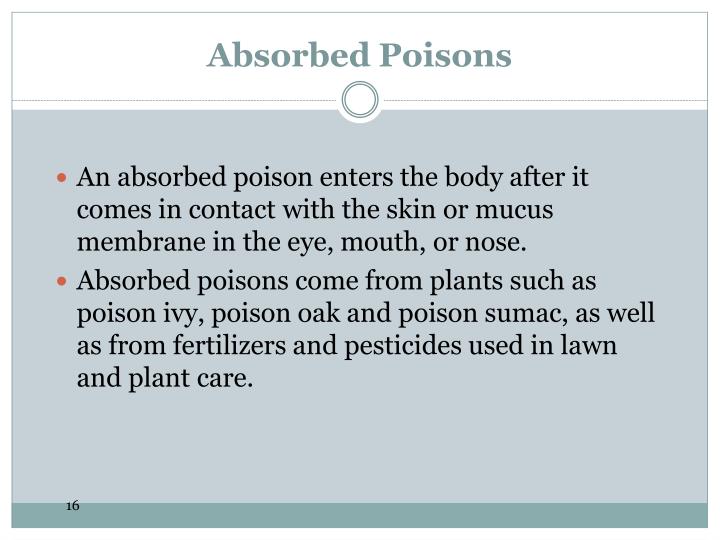 PPT - Poisoning PowerPoint Presentation - ID:4827653