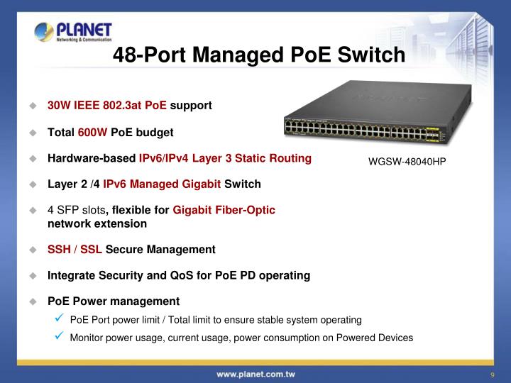 PPT - Power over Ethernet (PoE) Solution PowerPoint Presentation - ID ...