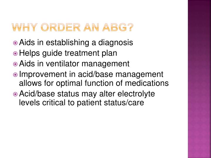 PPT - Arterial Blood Gas Analysis PowerPoint Presentation - ID:4828269