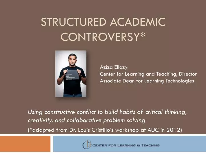 PPT - Structured Academic Controversy* PowerPoint Presentation, free ...