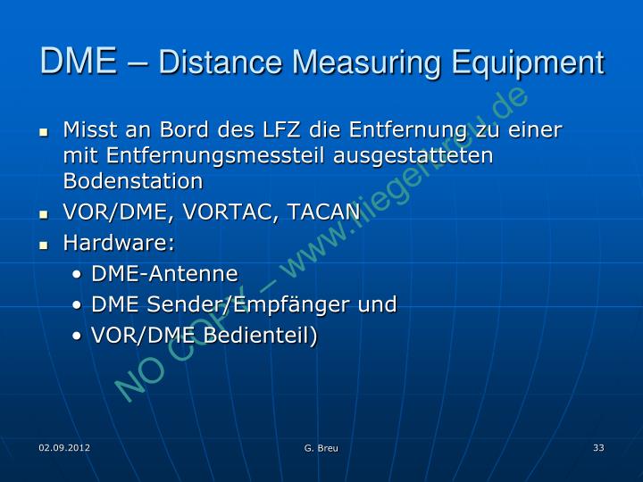 PPT - Funknavigation II - Verfahren - PowerPoint Presentation - ID:4829533