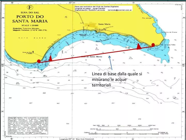 PPT - Linea di base dalla quale si misurano le acque territoriali ...