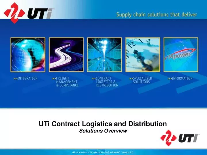 PPT - UTi Contract Logistics and Distribution Solutions Overview ...