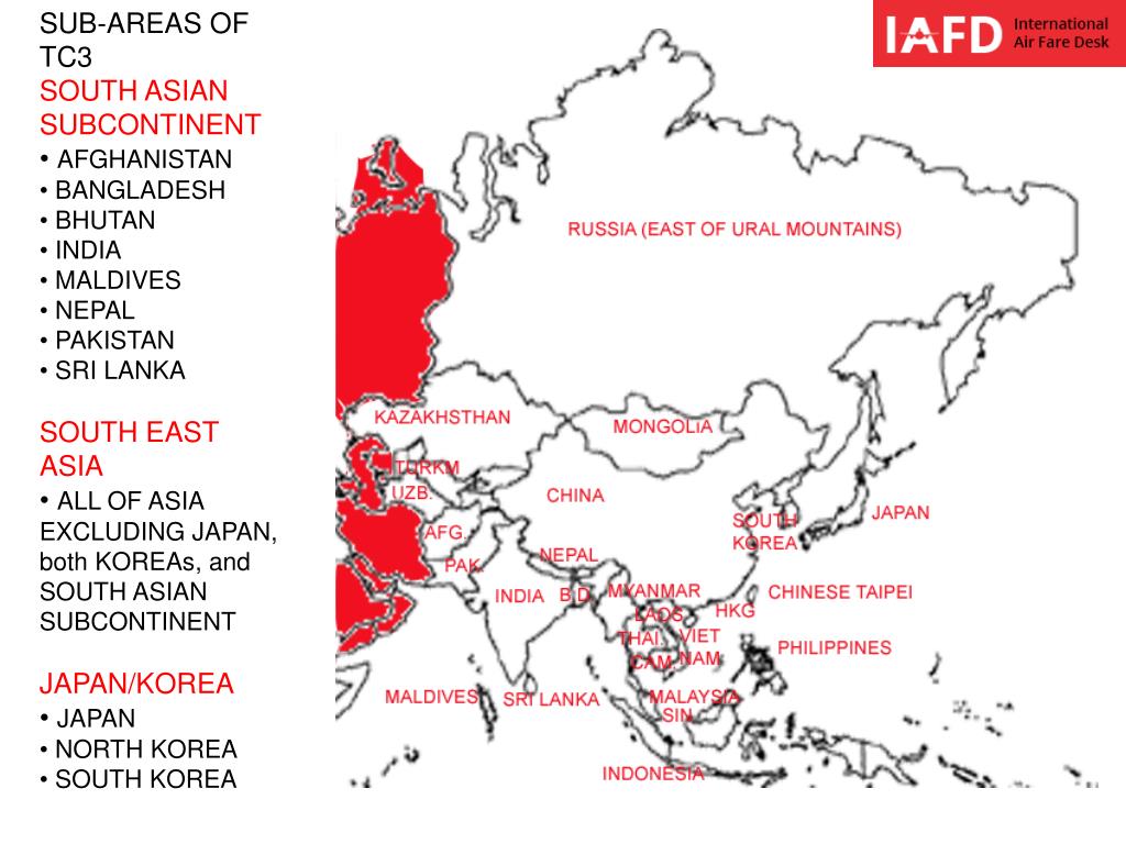 PPT - SUB-AREAS OF TC 1 NORTH AMERICA CANADA MEXICO PowerPoint ...