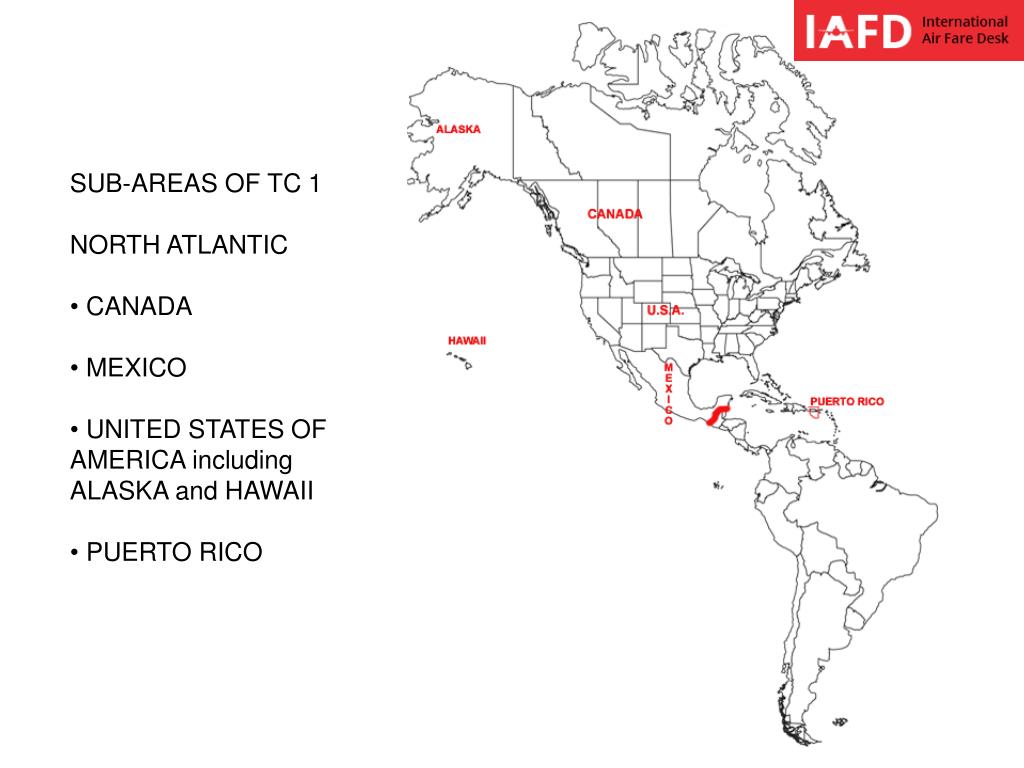 PPT - SUB-AREAS OF TC 1 NORTH AMERICA CANADA MEXICO PowerPoint ...