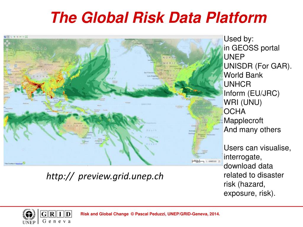 PPT - Pascal Peduzzi, PhD Gregory Giuliani, PhD Andrea de Bono, PhD ...