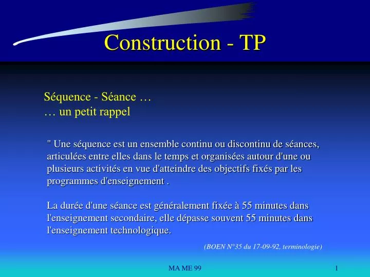 PPT - Construction - TP PowerPoint Presentation, free download - ID:4832225