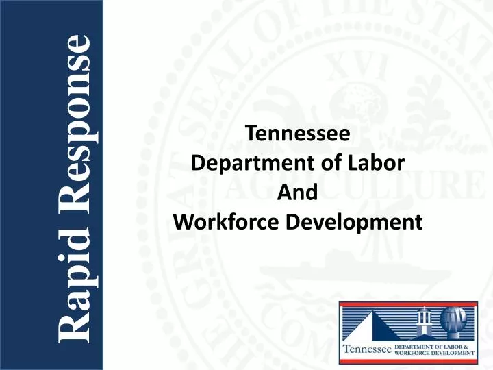PPT - Tennessee Department of Labor And Workforce Development ...