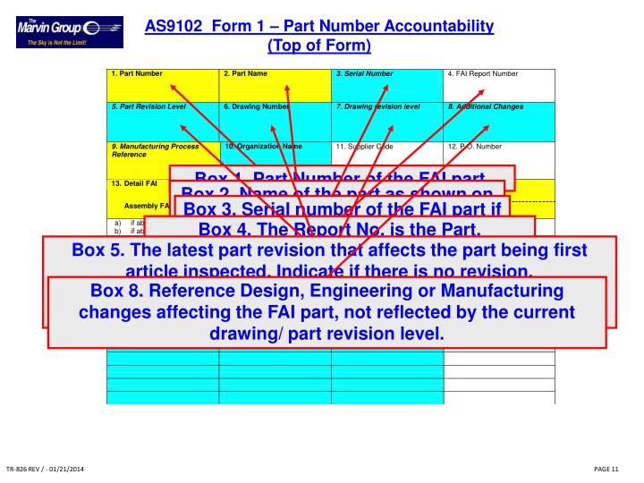 PPT - AS9102 First Article Inspection Report PowerPoint Presentation ...