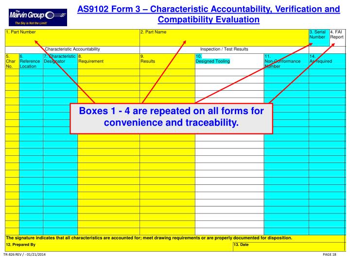PPT - AS9102 First Article Inspection Report PowerPoint Presentation ...