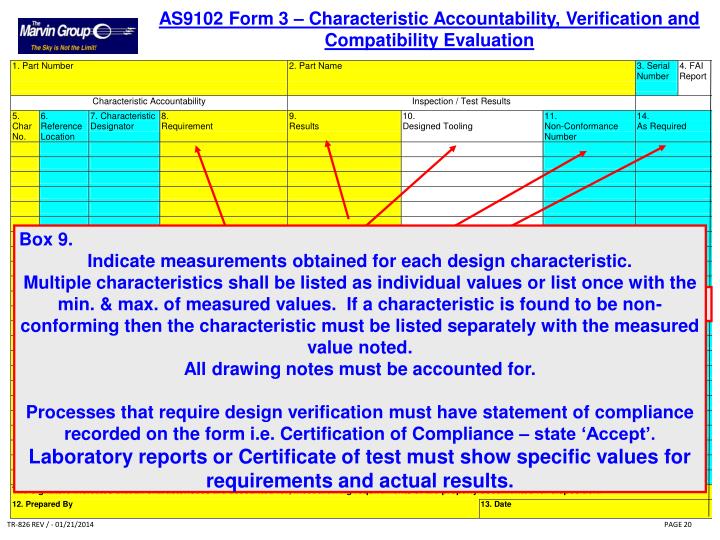 PPT - AS9102 First Article Inspection Report PowerPoint Presentation ...