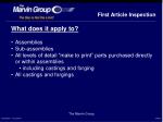 PPT - AS9102 First Article Inspection Report PowerPoint Presentation ...