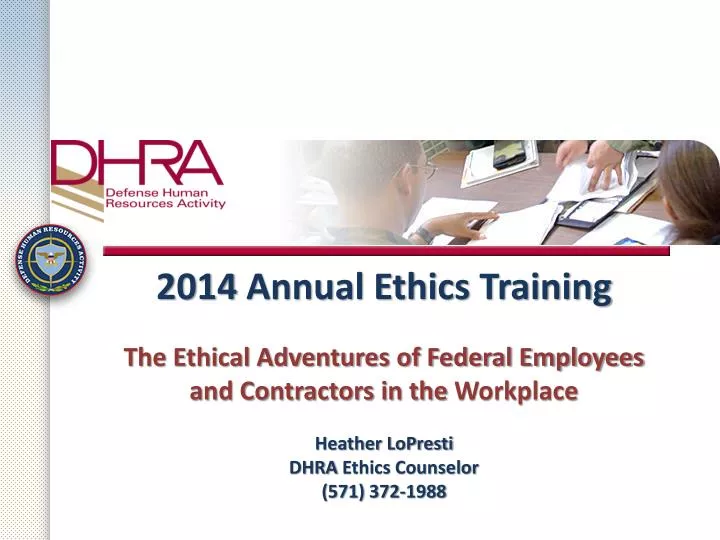 PPT - DHRA Ethics Officials PowerPoint Presentation, free download - ID ...