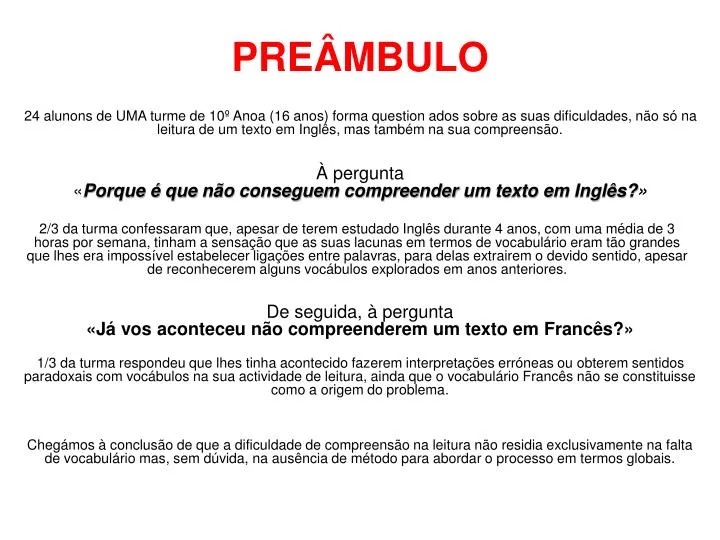 PPT - PREÂMBULO PowerPoint Presentation, free download - ID:4833824