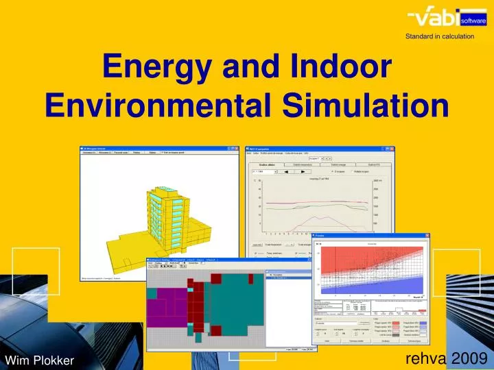 PPT - Energy and Indoor Environmental Simulation PowerPoint ...