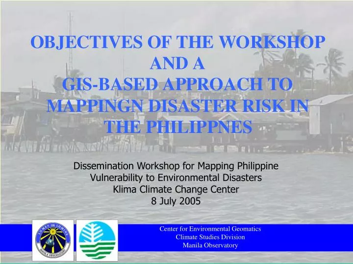 PPT - Center for Environmental Geomatics Climate Studies Division ...