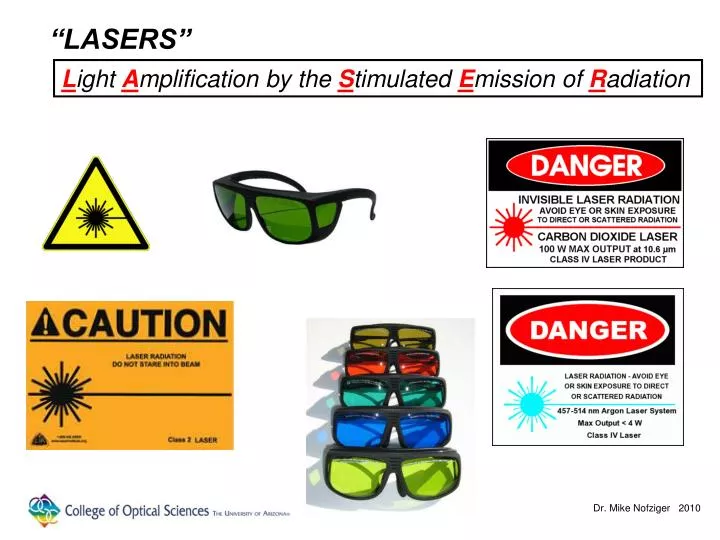 PPT - “LASERS ” PowerPoint Presentation, free download - ID:4834468