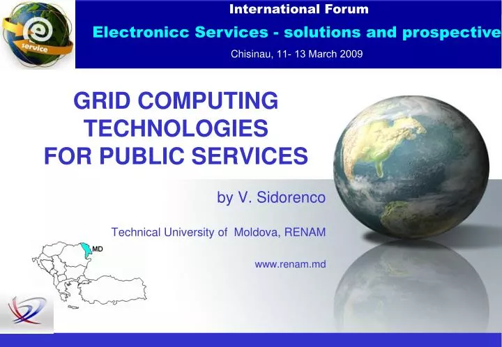 PPT - GRID COMPUTING TECHNOLOGIES FOR PUBLIC SERVICES PowerPoint ...