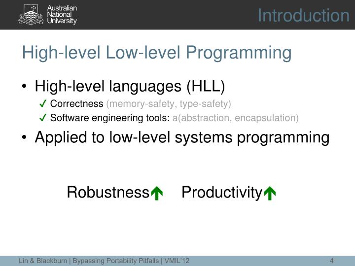 Ppt Bypassing Portability Pitfalls Of High Level Low Level Programming Powerpoint Presentation