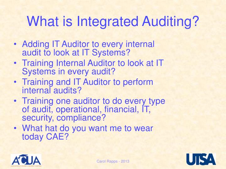PPT - INTEGRATED AUDITING PowerPoint Presentation - ID:4835385