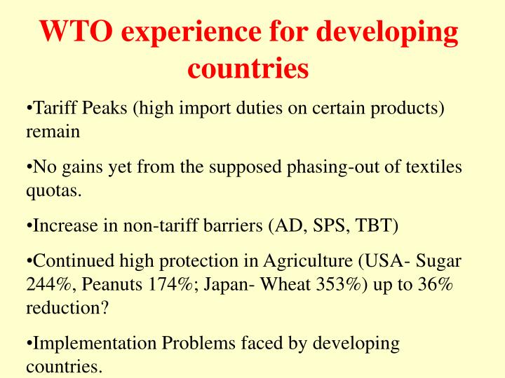 PPT - The WTO: Opportunities and Challenges PowerPoint Presentation ...
