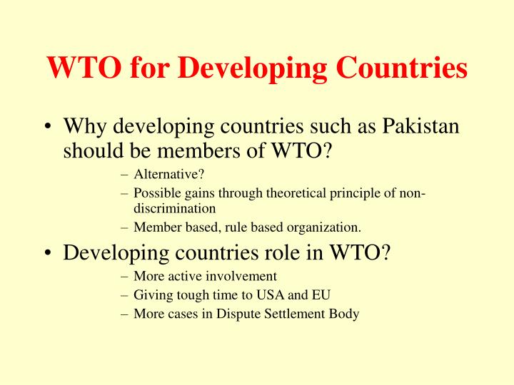 PPT - The WTO: Opportunities and Challenges PowerPoint Presentation ...