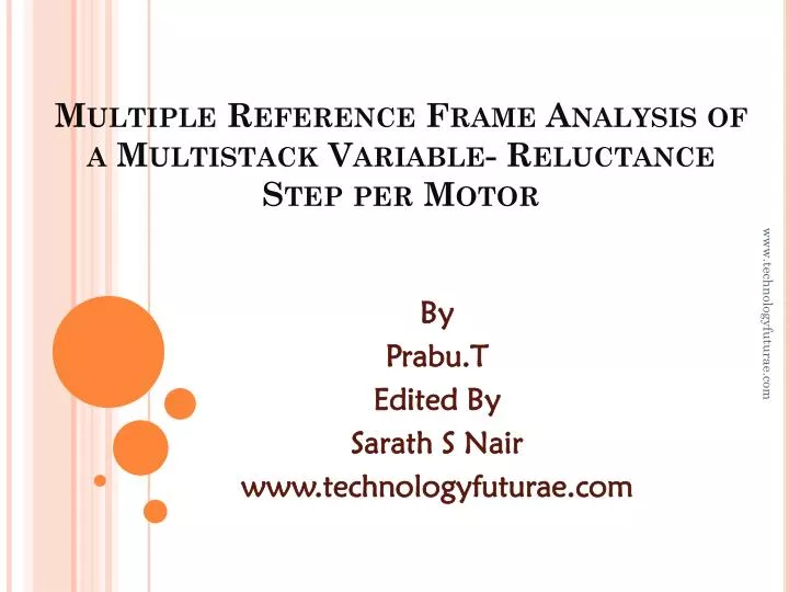 PPT - Multiple Reference Frame Analysis of a Multistack Variable ...