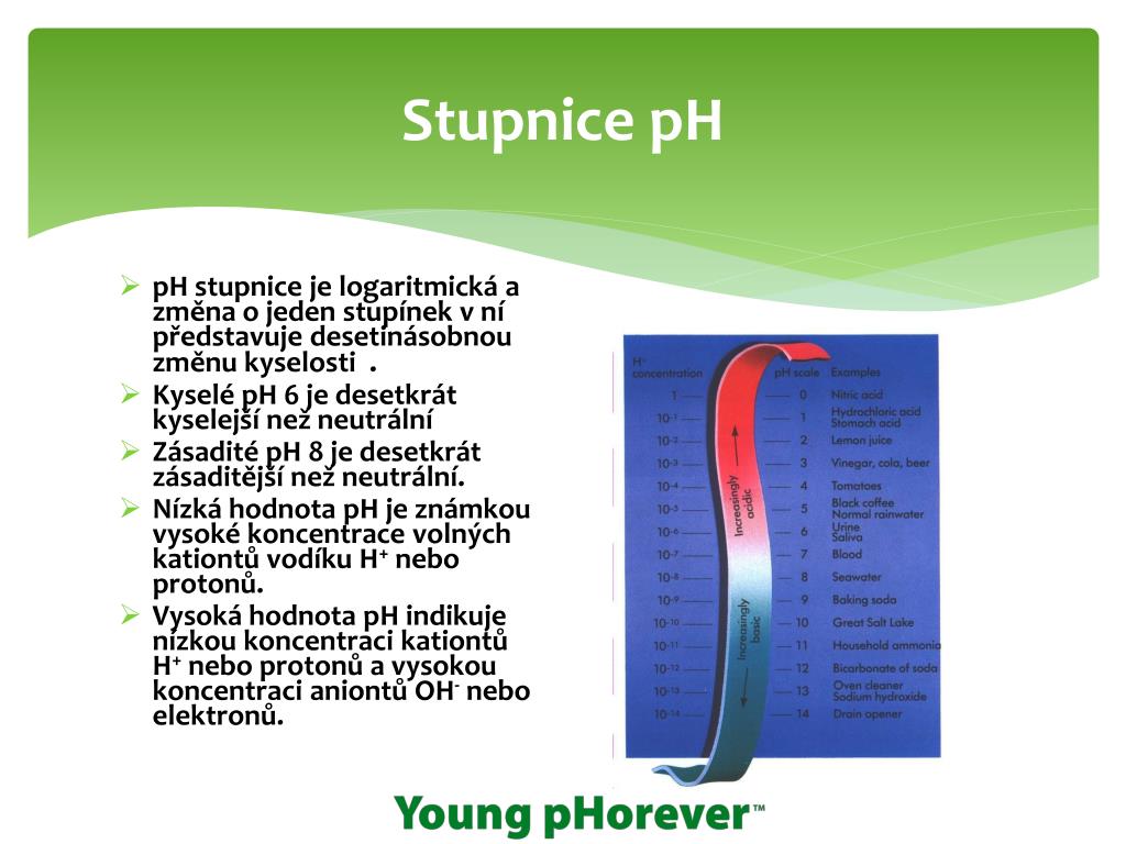 PPT - Young pHorever - Z ázrak pH PowerPoint Presentation, free ...