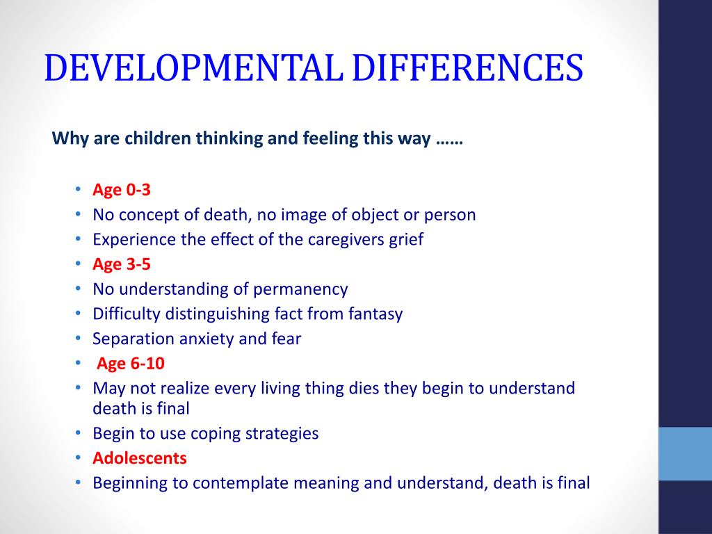PPT - Children Grief & Bereavement How can we understand and help a ...