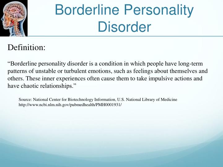 PPT - Borderline Personality Disorder PowerPoint Presentation - ID:4836354