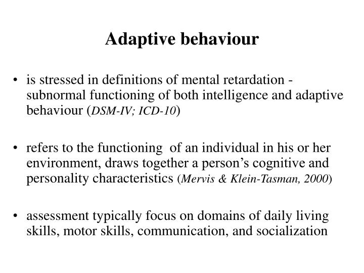 PPT - Behavioural and personality characteristics of adolescents and ...