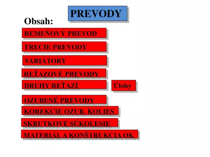PPT - PREVODY PowerPoint Presentation, free download - ID:4837508