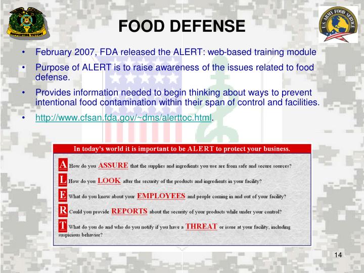 PPT - Food Safety Update PowerPoint Presentation - ID:4839742