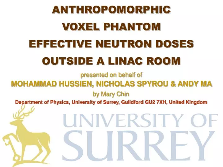 PPT - MOHAMMAD HUSSIEN, NICHOLAS SPYROU & ANDY MA PowerPoint ...